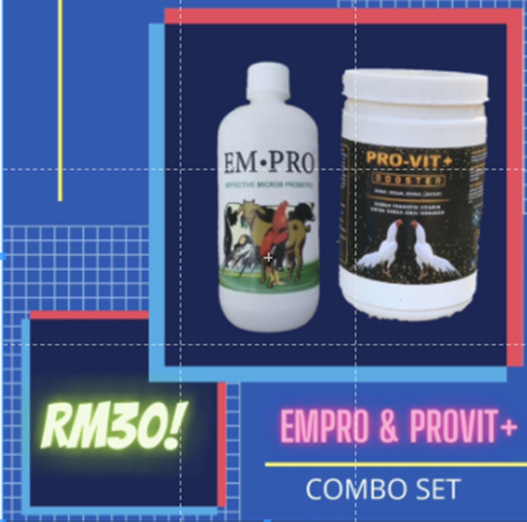 [COMBO] PROVIT+EMPRO VITAMIN DEBU DAN CECAIR TERNAKAN LEMBU KAMBING ...