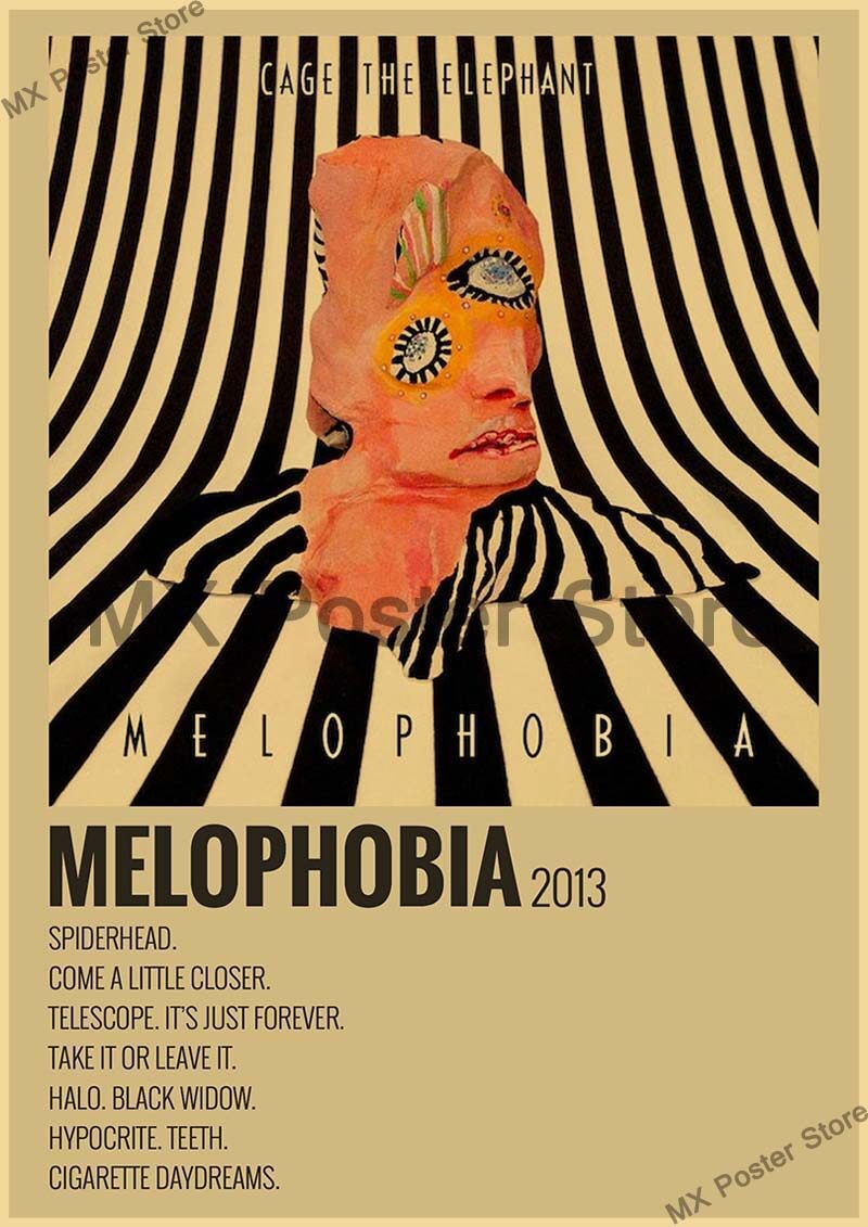 Popular Music Band Singer Posters Retro Kraft Paper Show Poster DIY ...