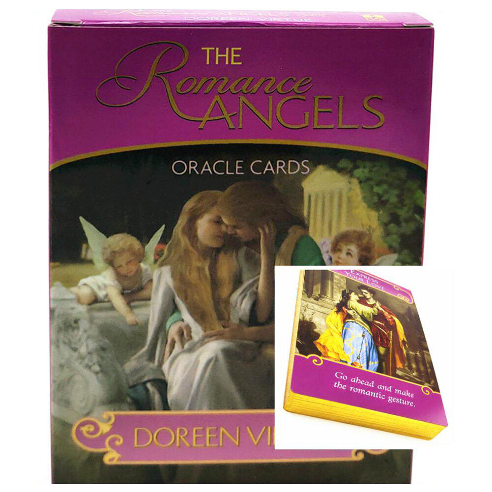 COD Ready Stock Golden English The Romance Angels Oracle cards อ่าน ...