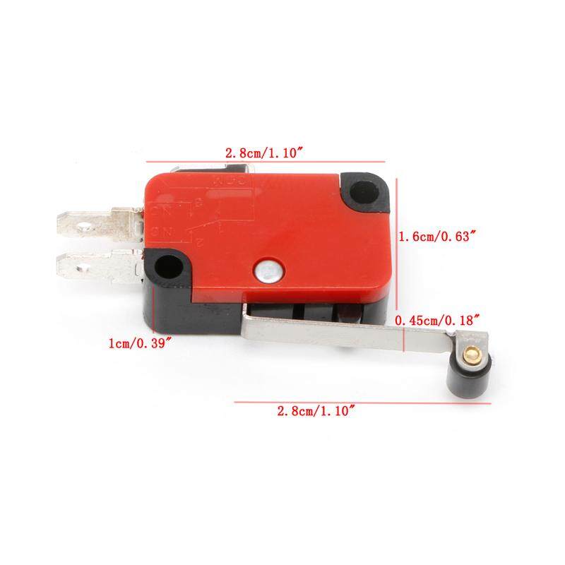 5Pcs Micro Limit Switch Long V-156-1C25 Hinge Roller Momentary SPDT Snap Action - Beatricea ...