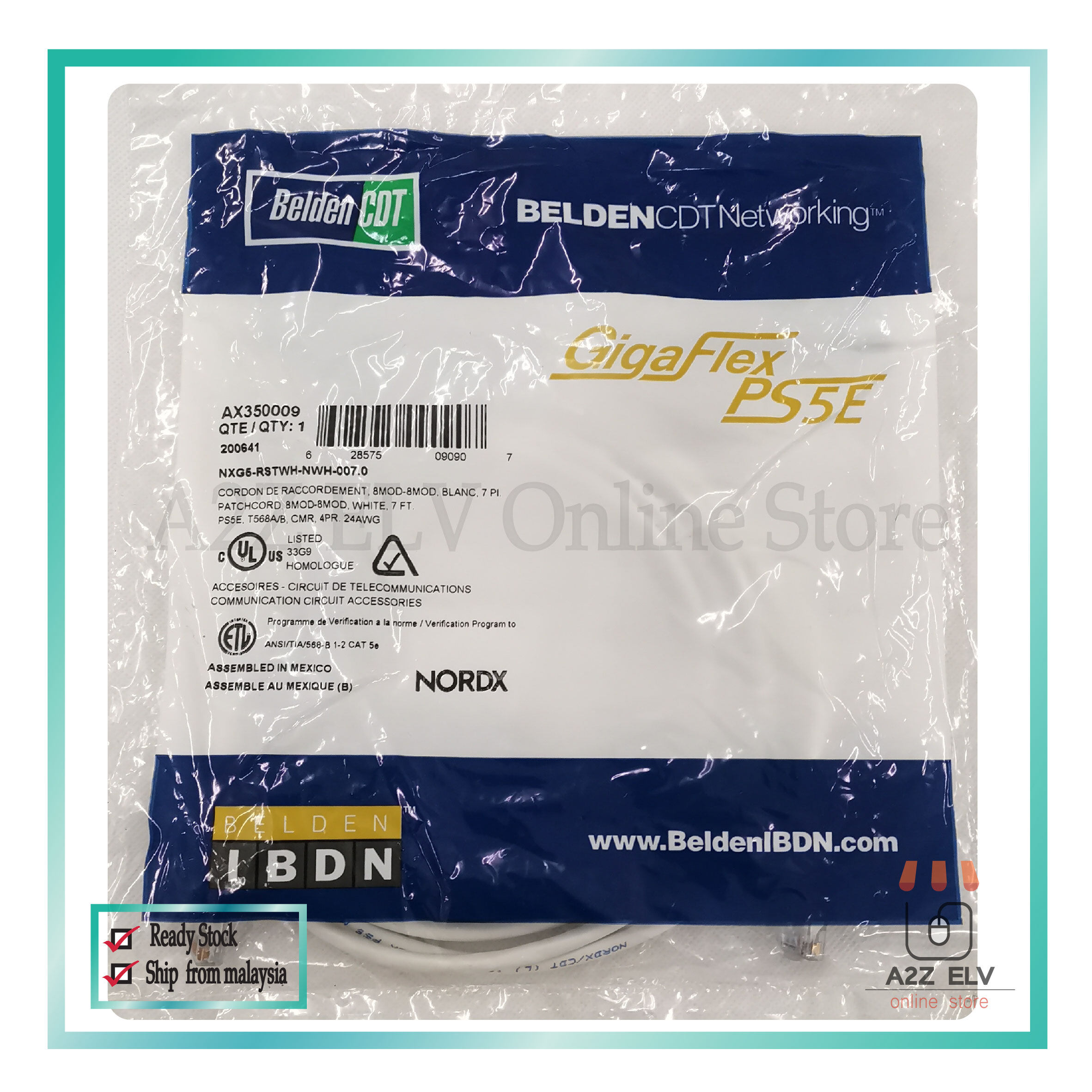 BELDEN GigaFlex PS5E Cable with 2 Meter | Lazada