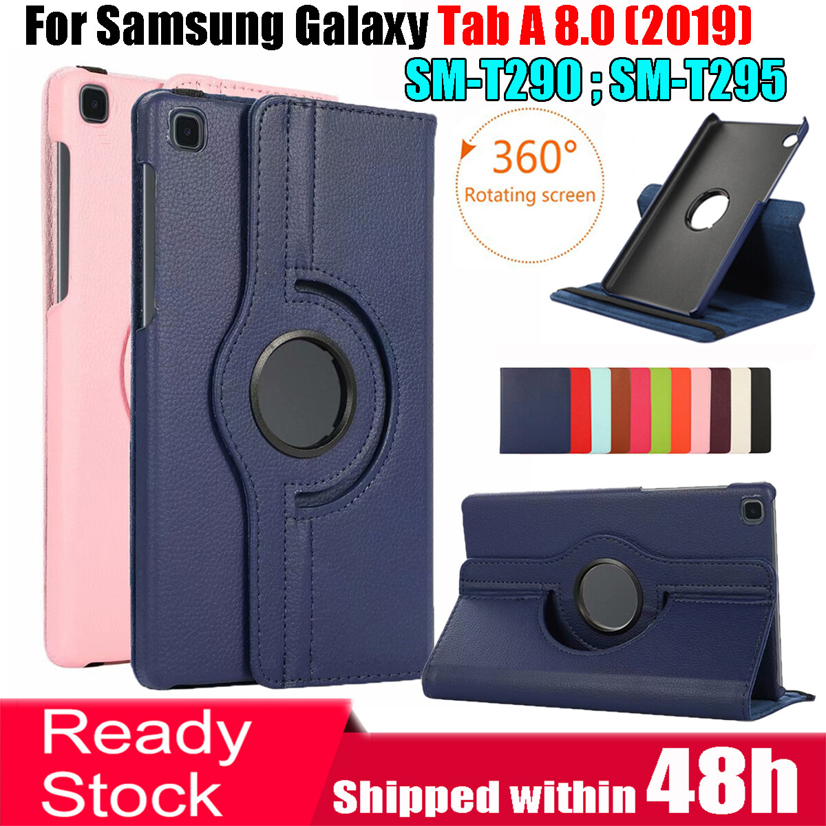 Samsung Galaxy Tab A 8.0 2019 SM-T290 T295 T297พร้อมสายคล้องสายรุ้ง ...