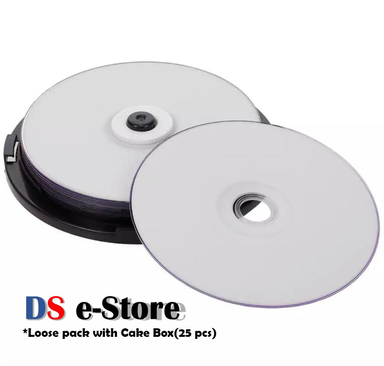 PlexDisc Printable CD-R CD CDR Disc - 25PCS LOOSE PACK | Lazada