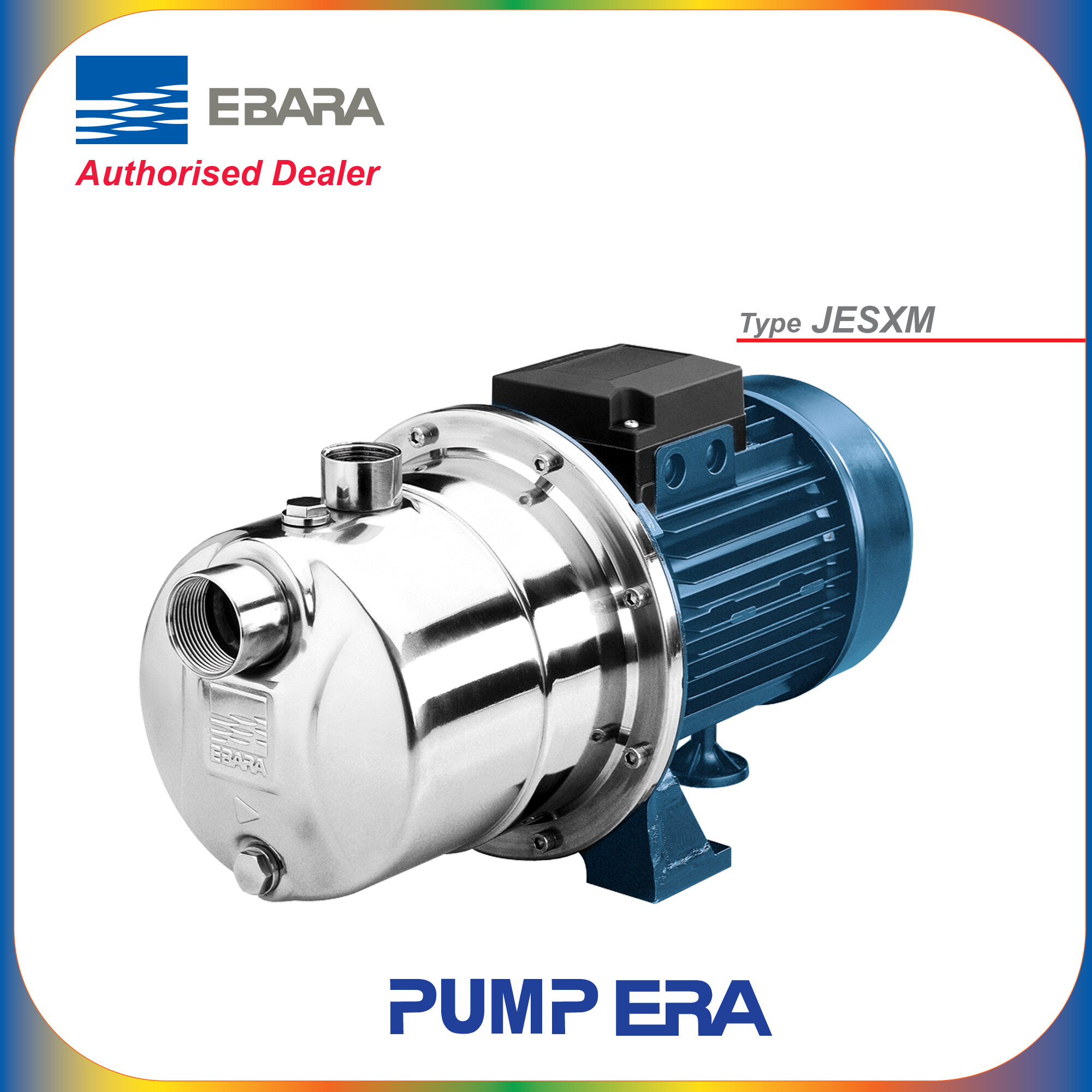 EBARA JESXM 5 0.37kW - Stainless Steel Self-Priming Water Pump | Lazada