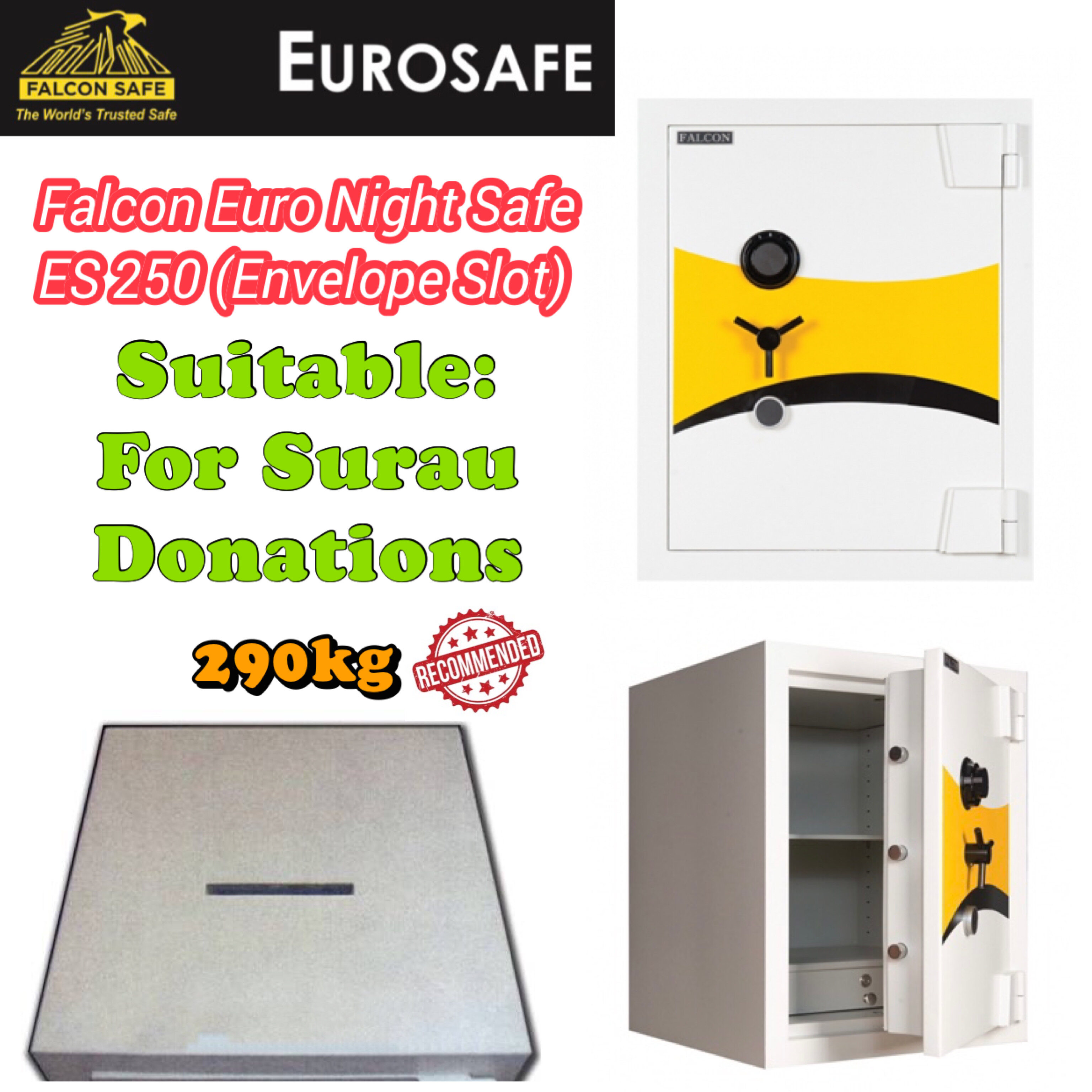Heavy Duty FALCON EURO NIGHT DEPOSIT SAFE BOX / SAFETY BOX ES250 ...
