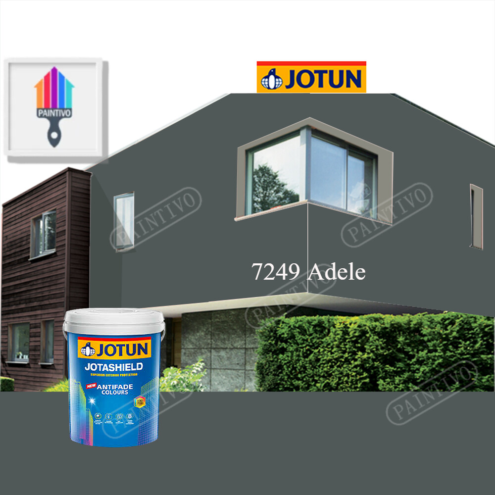 7249 Adele 1L Jotun Jotashield Antifade Grey Colour Exterior Anti Algae ...