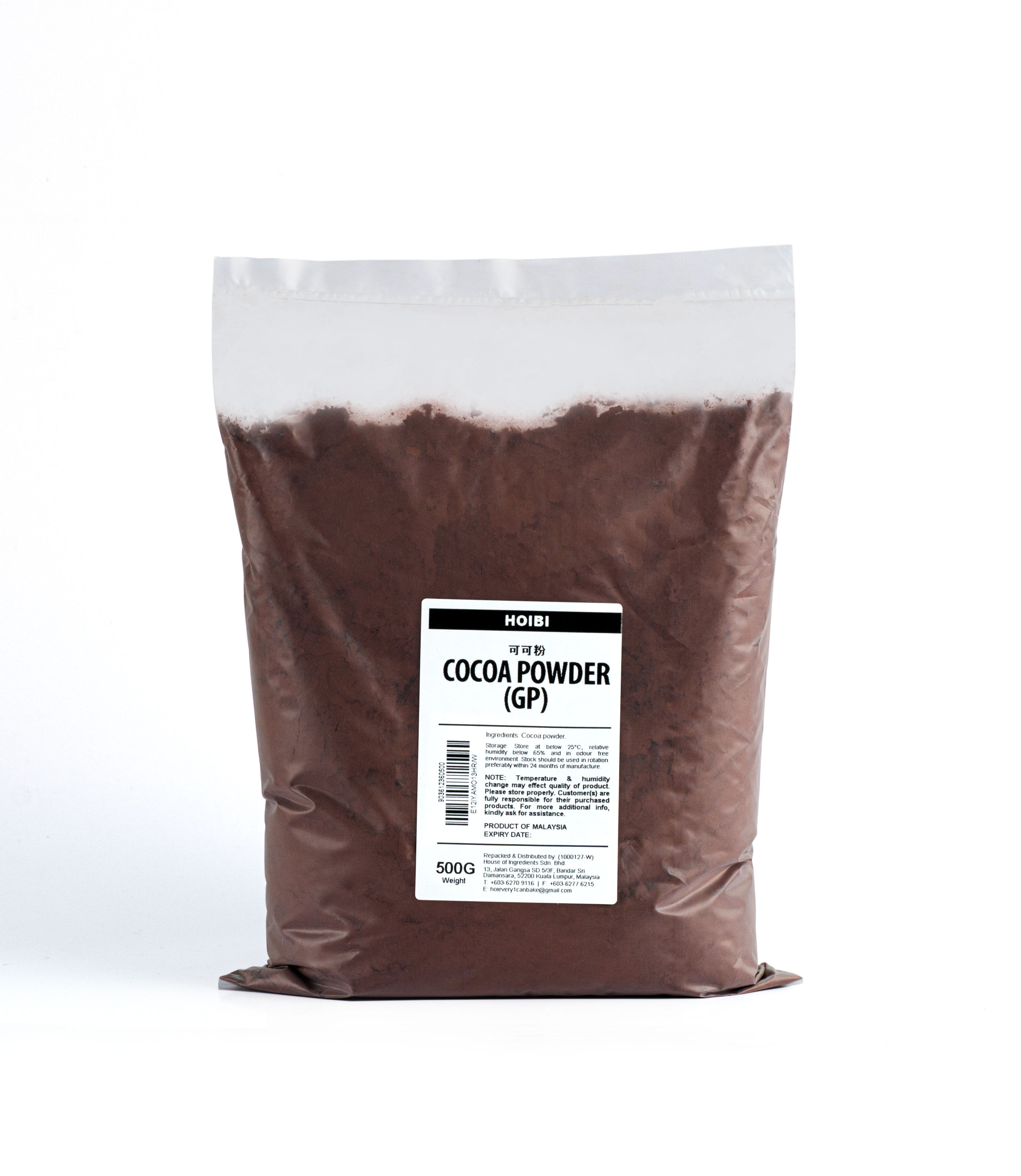 HOI Baker&Chef Cocoa Powder (GP) 500g| Serbuk Koko (GP) | Lazada