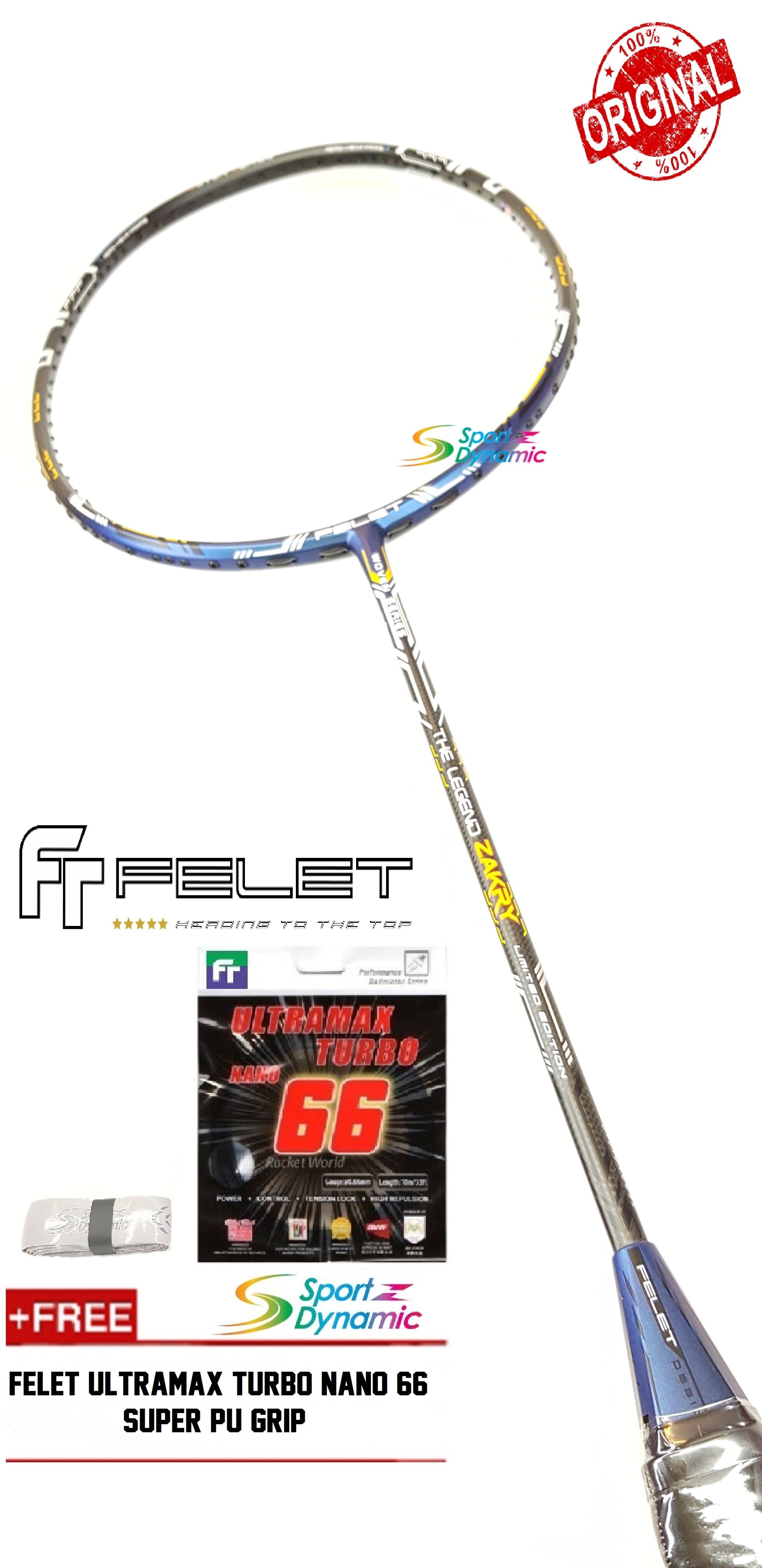 FELET THE LEGEND ZAKRY BADMINTON RACKET (ORIGINAL LIMITED EDITION ...