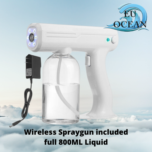 Wireless Electric Sprayer Portable Sanitizer Sprayer Blue Light ...