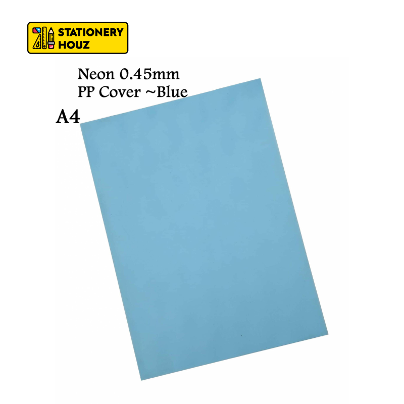 Stationery Houz 100's A4 0.45mm Neon Emboss Rigid Cover / Soft ...