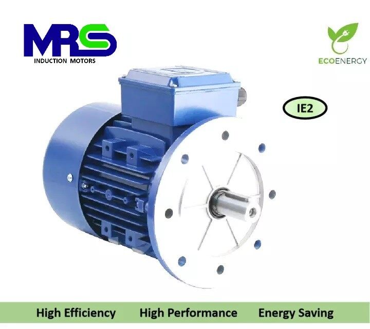 MRS Three-Phase IE2 100L1-4 Induction Motor 2.2kW (3HP)/1450rpm/3Phase/415V/50Hz (B5 Flange ...