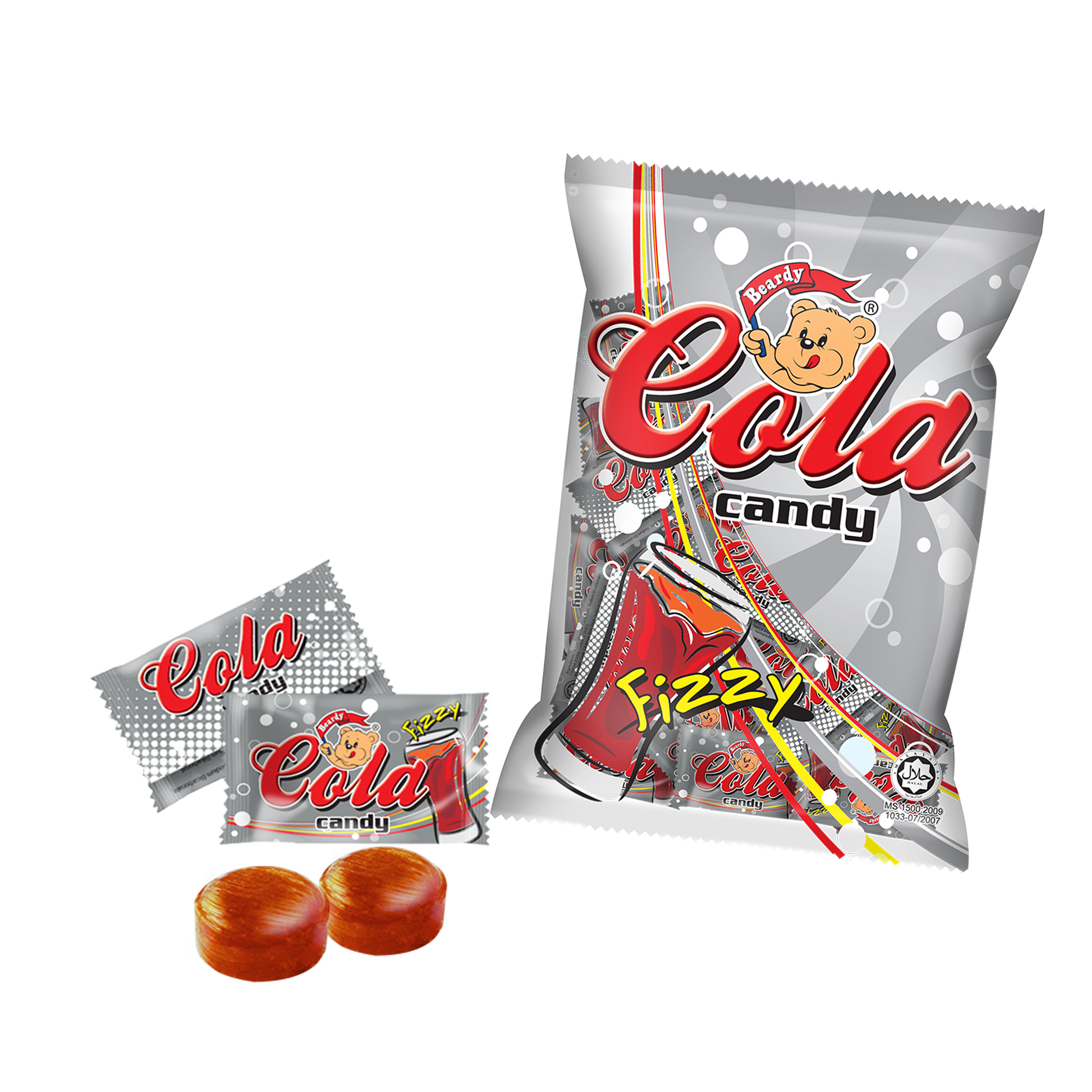 BEARDY FIZZY COLA CANDY 140G | Lazada