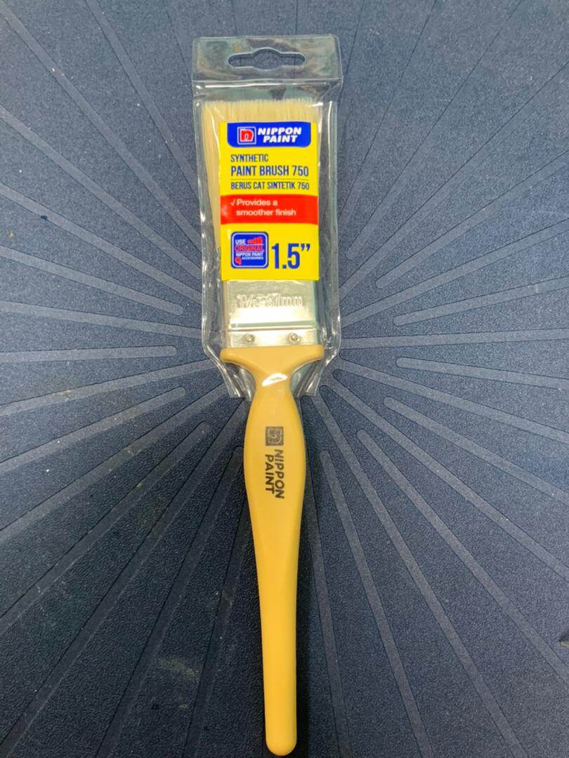 Nippon Paint Synthetic Paint Brush 750 1/1.5/2/2.5/3(HALAL)/立邦油漆扫 | Lazada