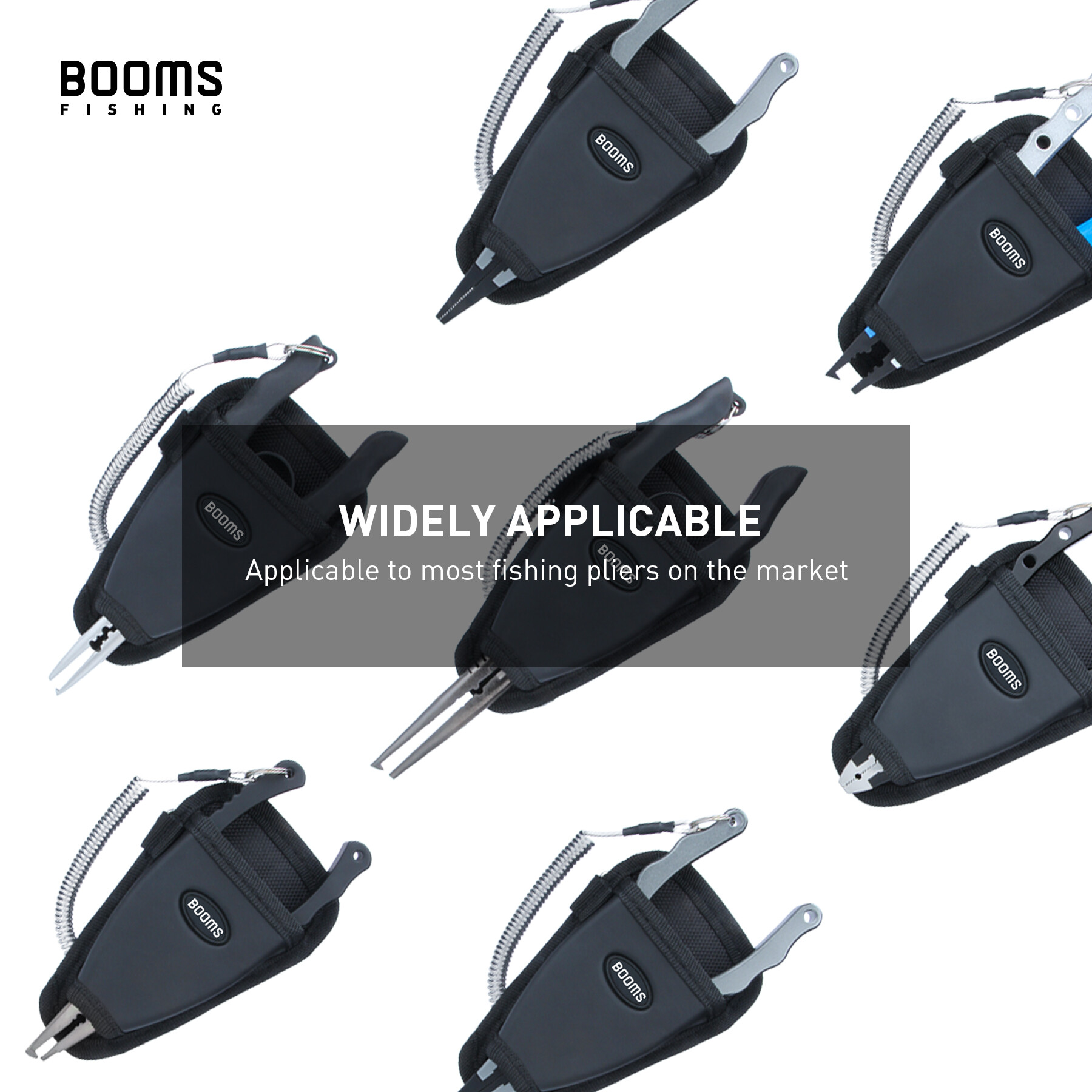 Booms Fishing P01 Fishing Pliers Sheath Suitable Comes Lanyard - Booms ...