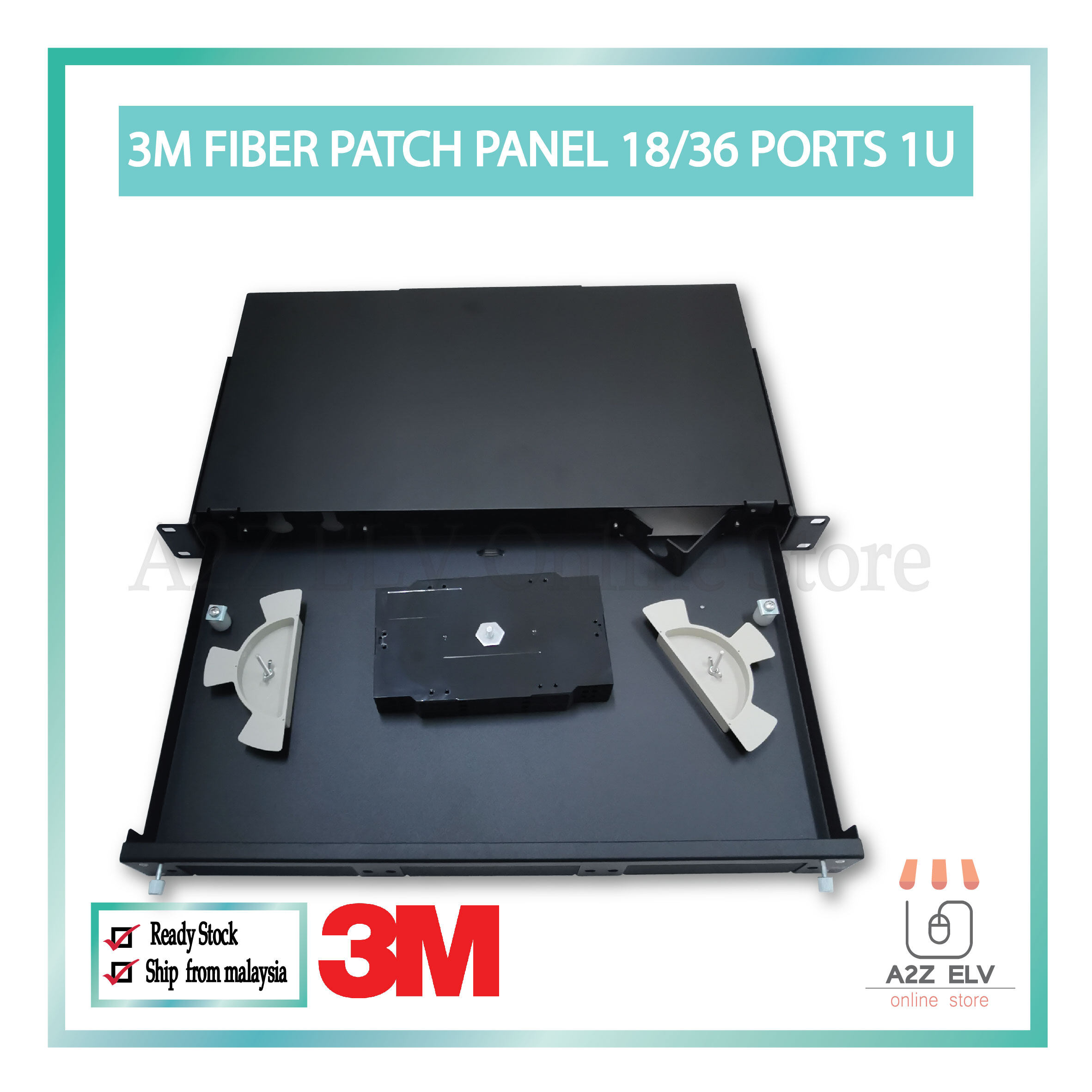 3M PFG Volition Fiber Optic Patch Panel 18/36 Ports 1U | Lazada