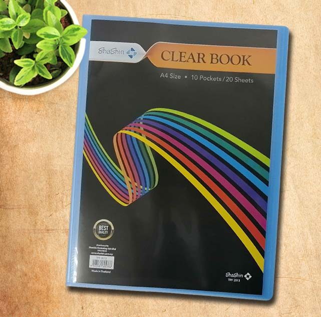 Clear Book Holder File 10 pockets/ 20 sheets A4 size (TPF2013) | Lazada