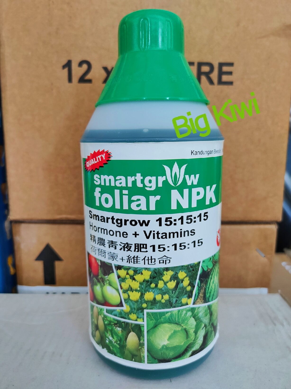 Smartgrow Foliar 精农青液肥 1L NPK 15:15:15 Hormone + Vitamins | Lazada