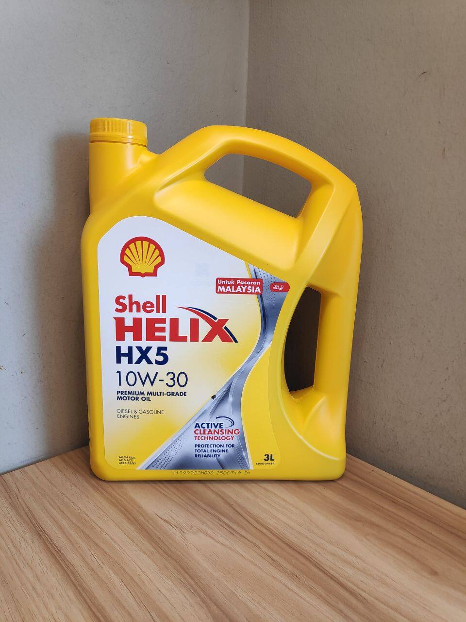 Shell Lubricant Oil Helix HX5 10W-30 (3L) [Minyak Hitam Kereta] | Lazada