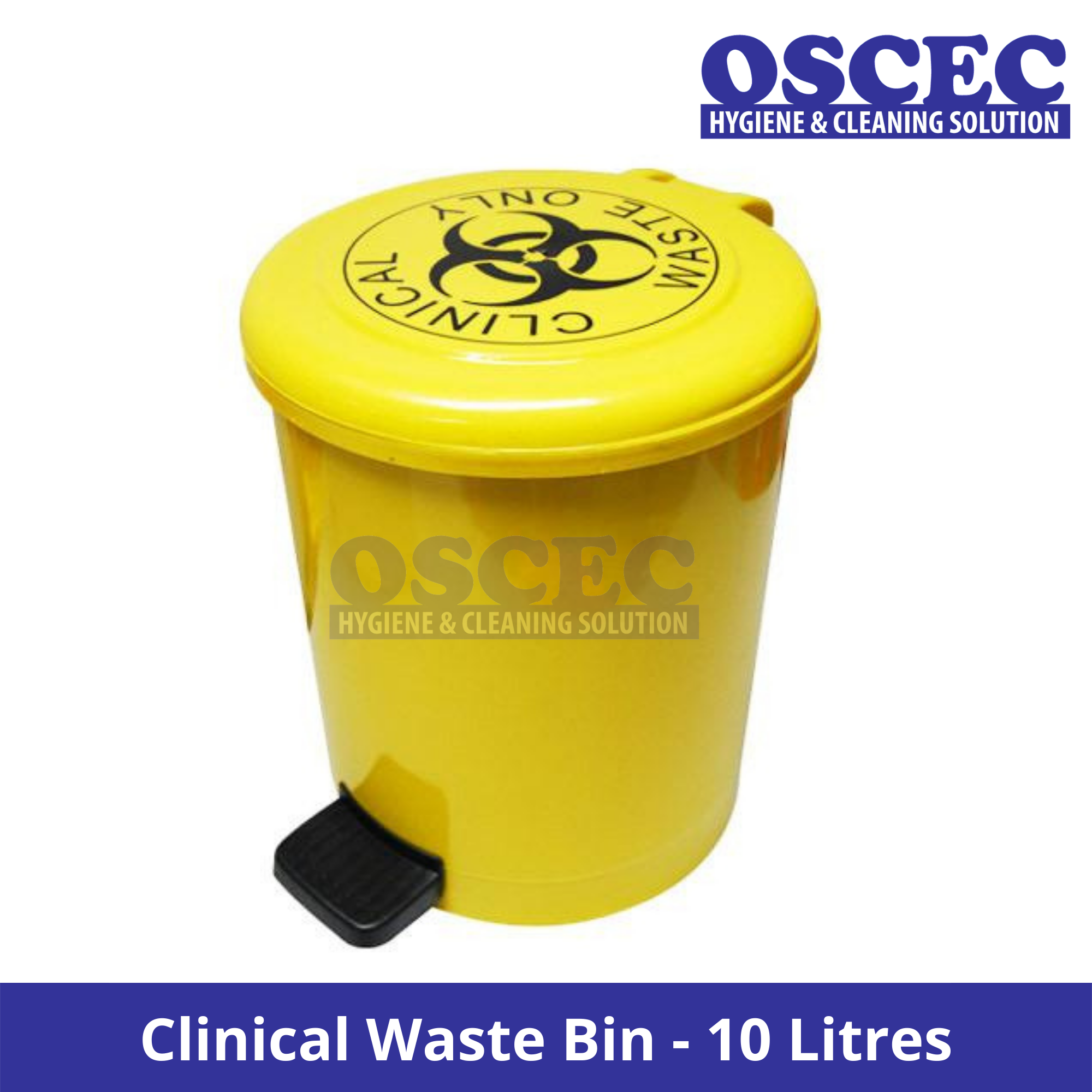 Clinical Waste Bin 10L / Hospitality Medical Use Waste Bin / Yellow ...