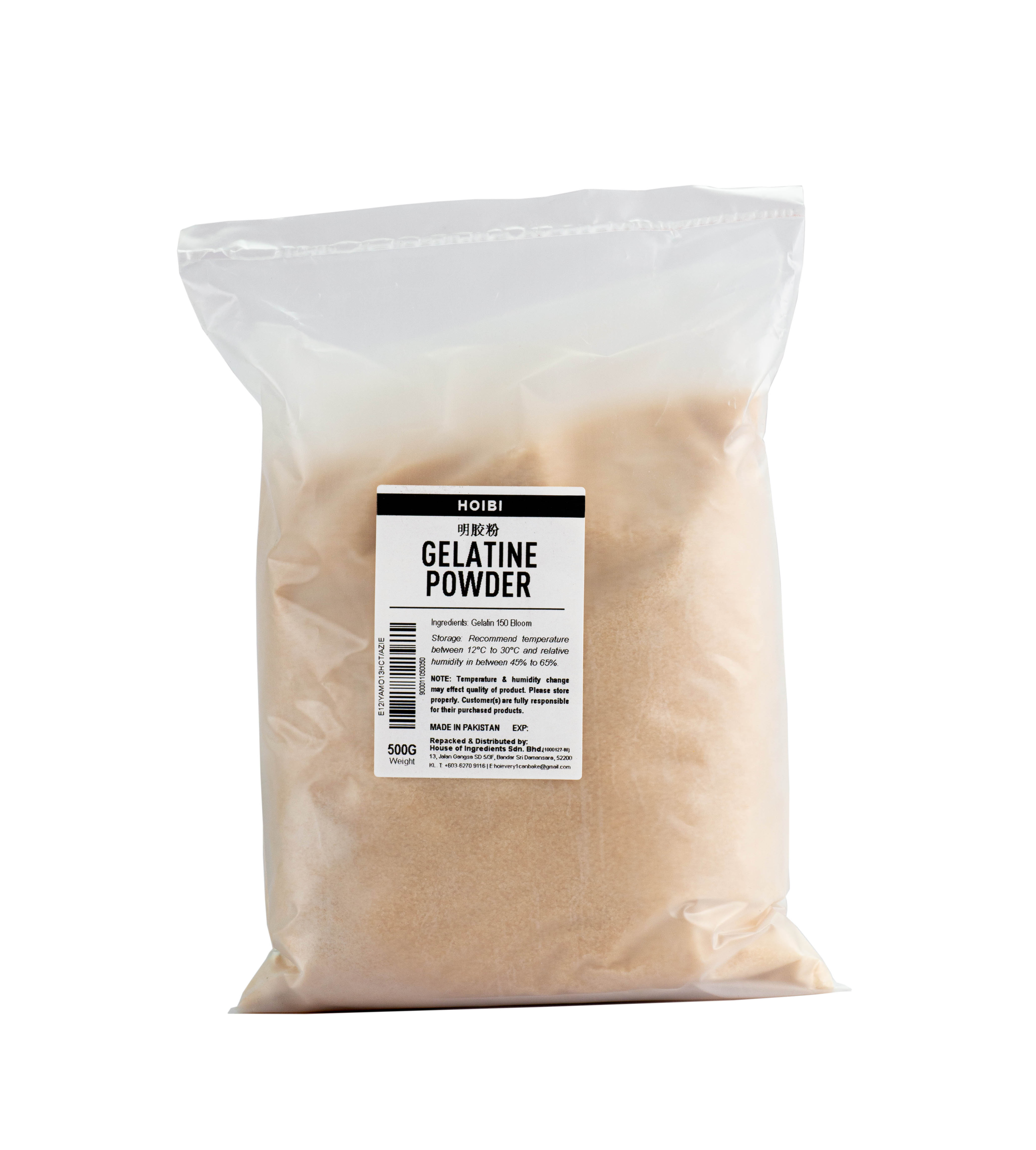 HOI Baker&Chef Gelatine Powder 500g | Serbuk Gelatin | Lazada