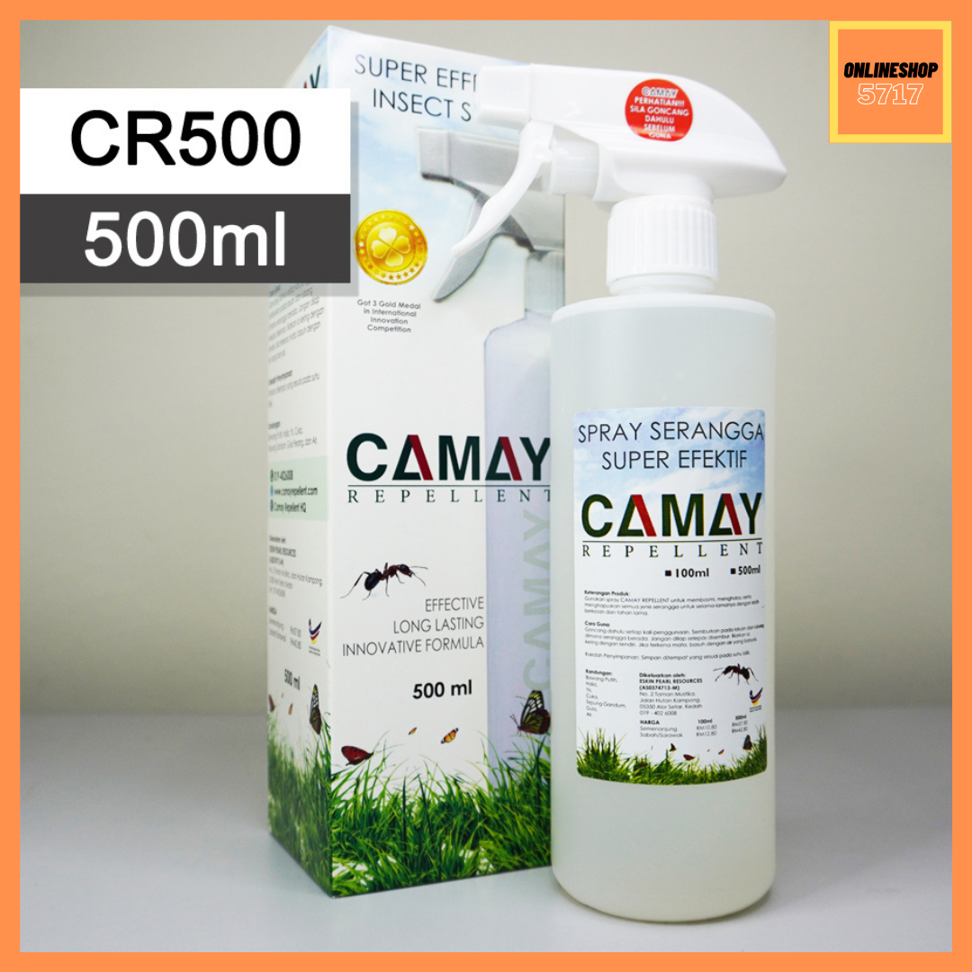 CAMAY REPELLENT ORGANIC INSECT SPRAY 500ML+🔥free gift 🔥basmi lipas ...