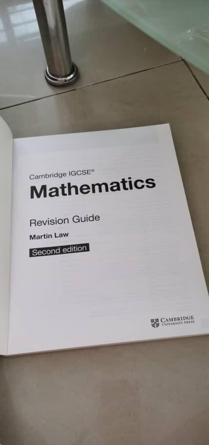 Cambridge IGCSE Mathematics Revision Guide Second Edition | Lazada