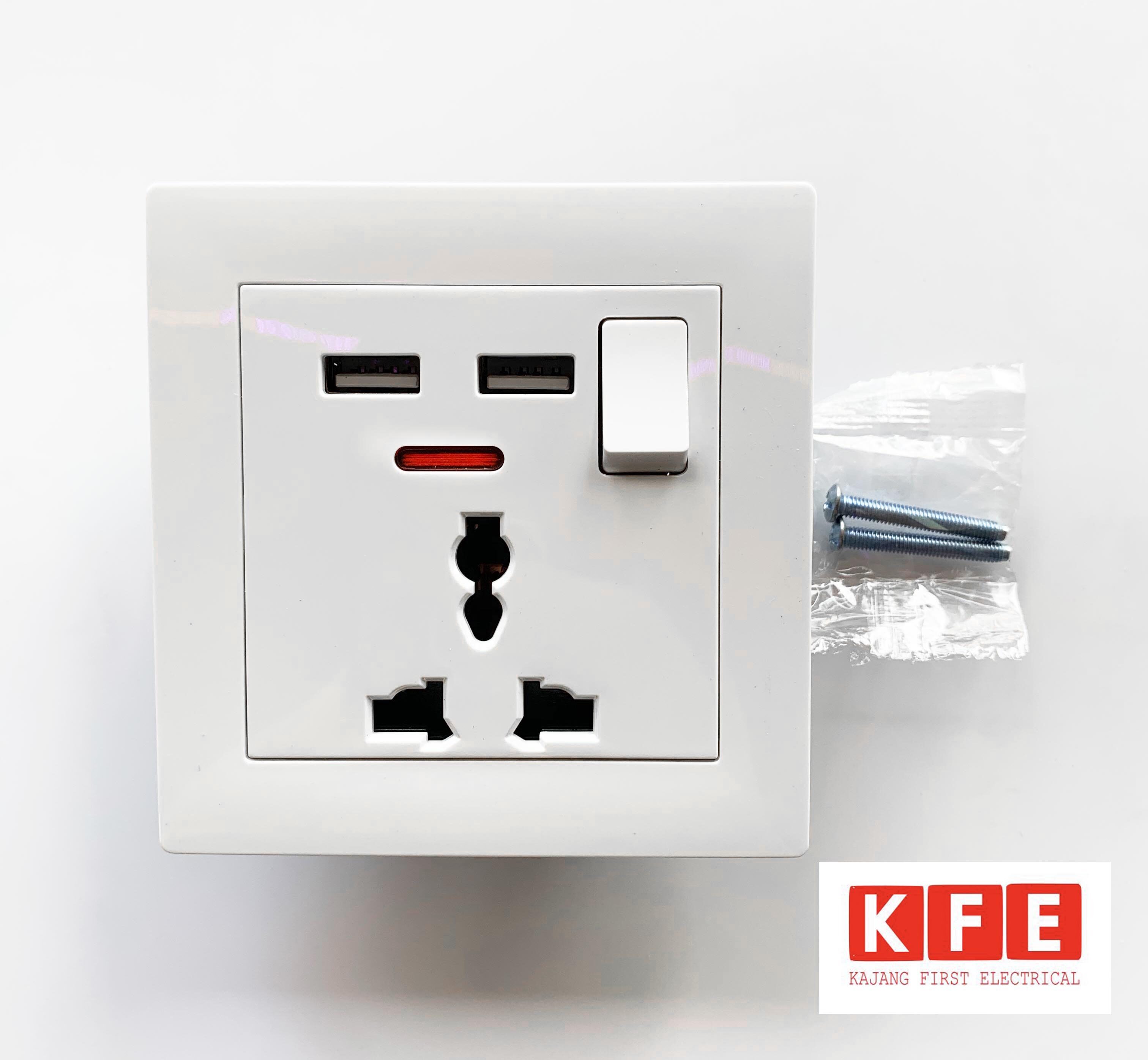 VLG Multi Wall Switch Socket (USB) | Lazada