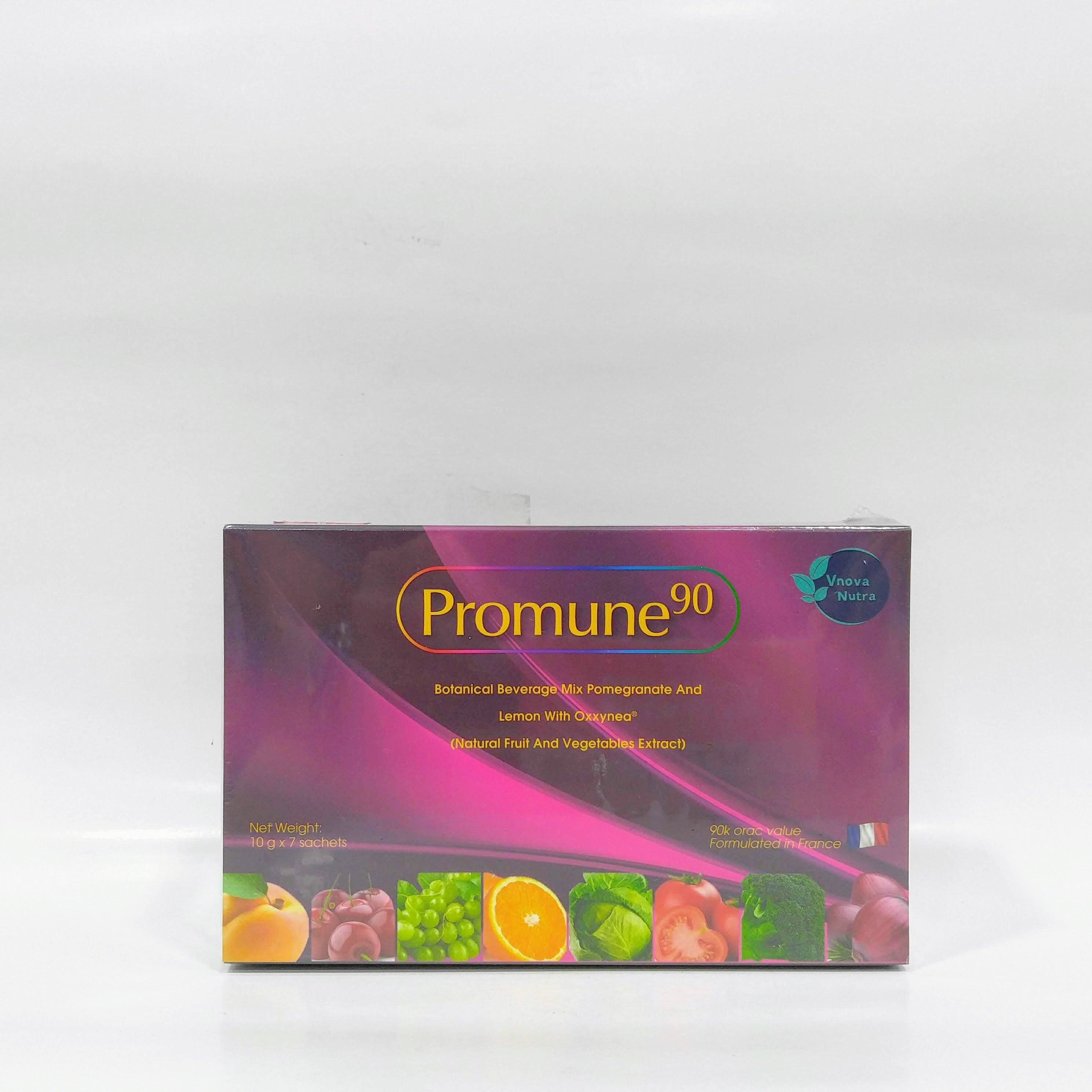 Promune 90 Botanical Beverage Mix Pomegranate Lemon Oxxynea 7'sachets ...
