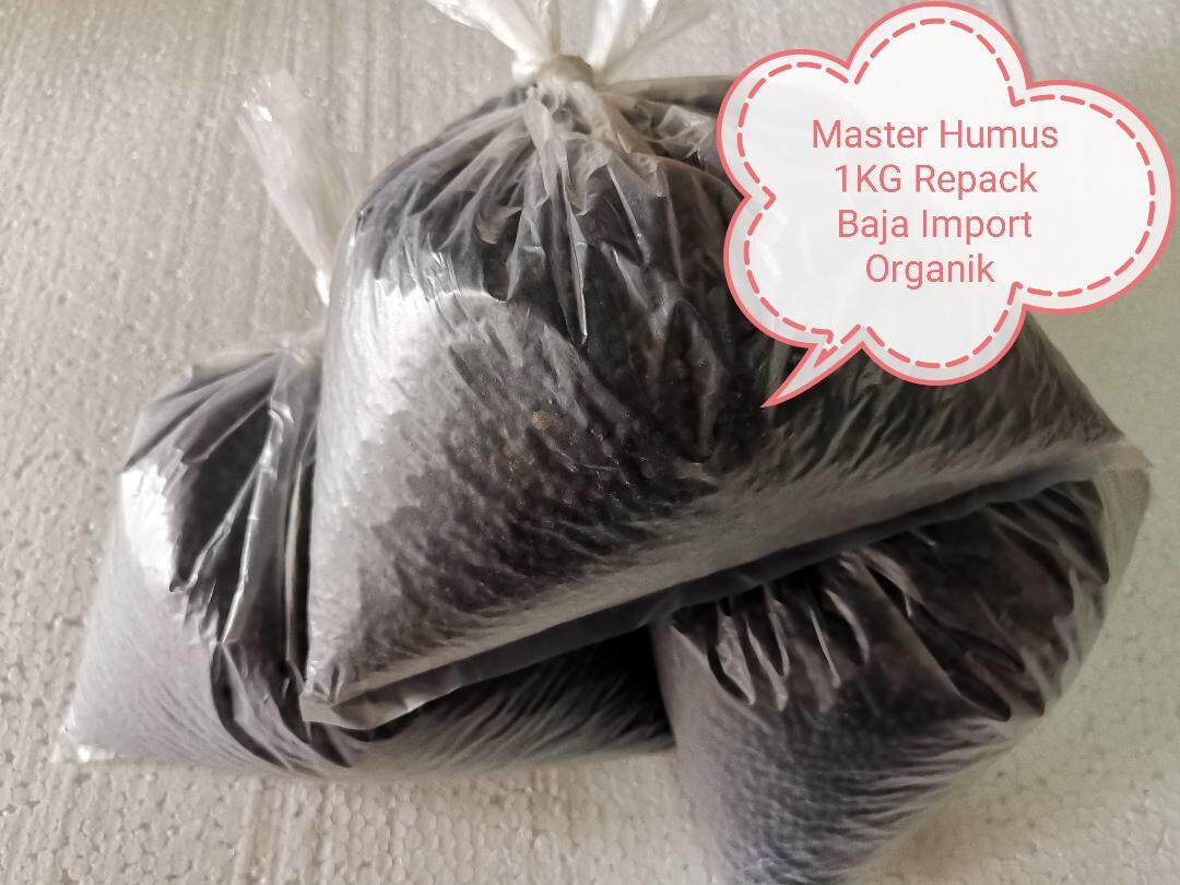 [REPACK 1KG] Master Humus High-N Imported Organic Fertilizer/Baja ...