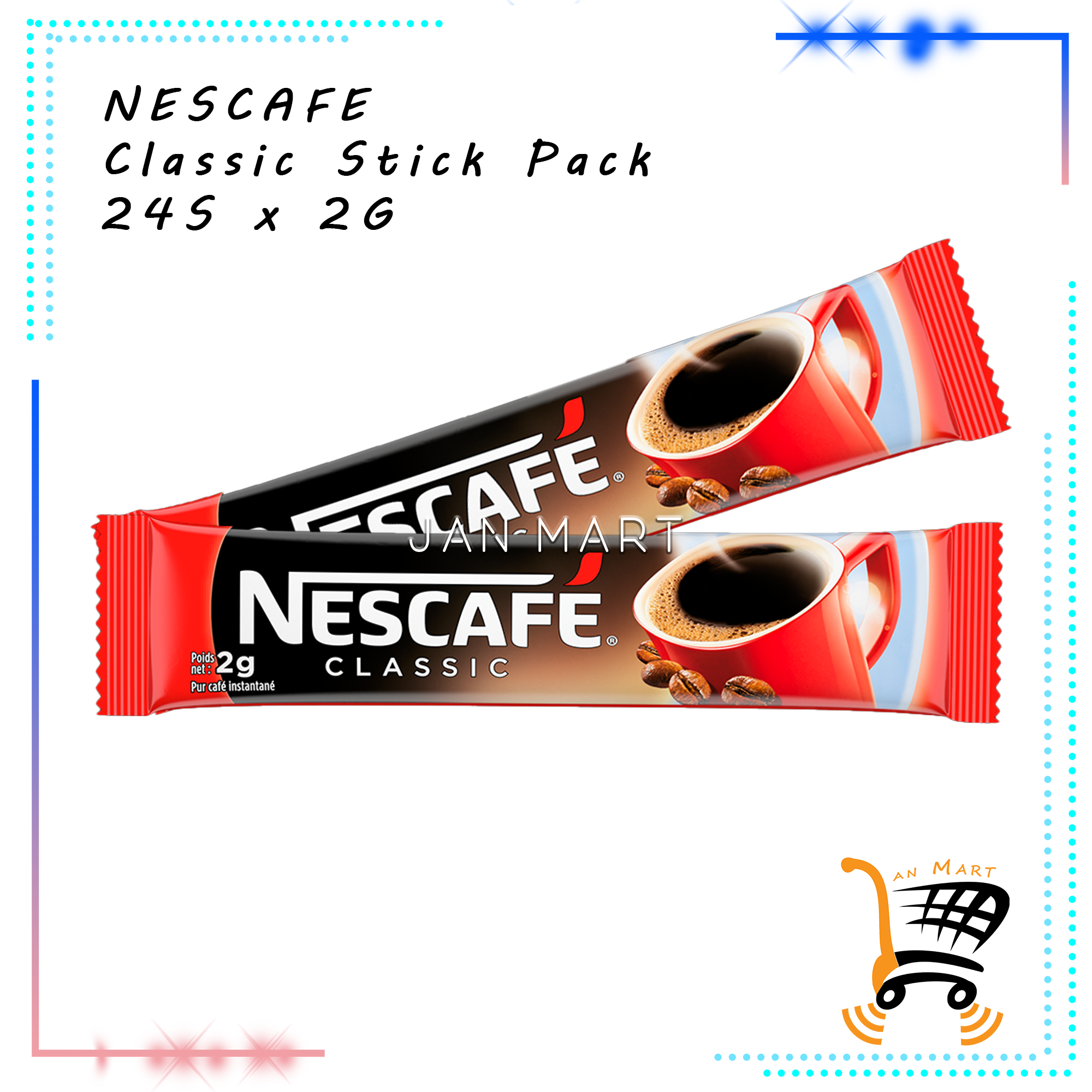 NESCAFE Classic Stick Sachet 24 x 2G | Lazada