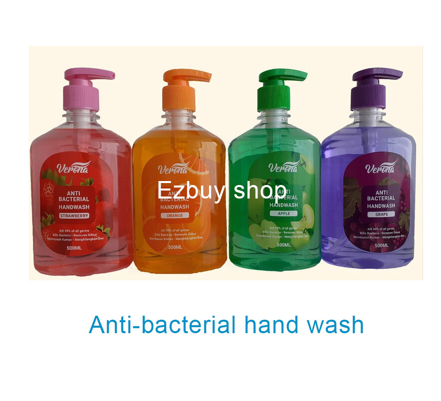 Buy 2 free 1 VERONA antibacterial hand wash 500ml Pencuci tangan ...