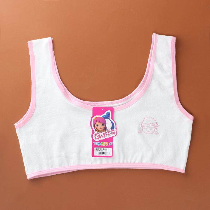 Sis & Angel Girl Thin Bra Kid Cotton Underwear 8-12yo Cute Singlet Student Baju Dalam Budak ...