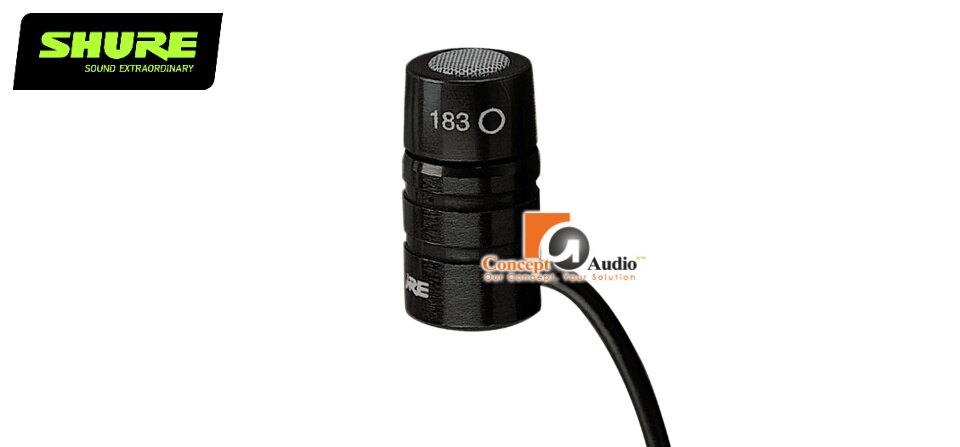 SHURE MX183 Omnidirectional Lavalier Microphone