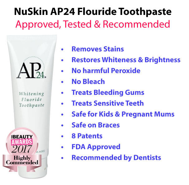 Authentic NU Skin AP-24 Whitening Fluoride 110g 4oz Nuskin Toothpaste ...