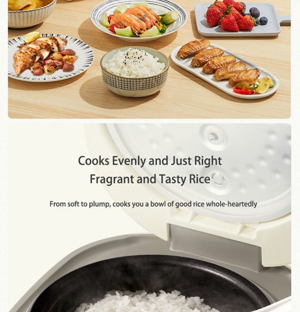 Bear rice cooker DFB-B20A1 2L/ Intelligent Reservation Multi-function ...