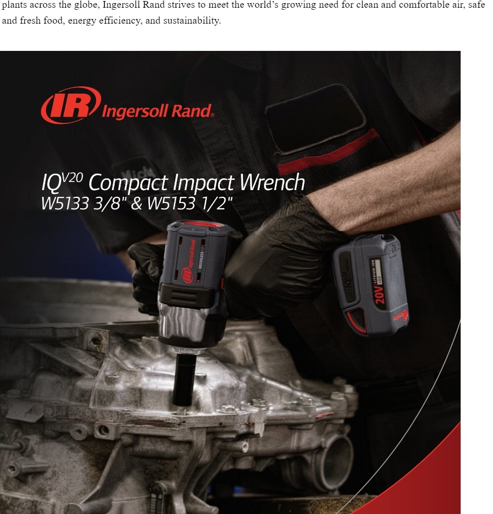 Seasonal Wrap入荷 ショップグリーン インポートIngersoll Rand W5153-K12 1 2" IQV20 ...