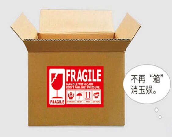 9.9 {LOWEST PRICE IN TOWN + READY STOCK} 9CM*5CM Fragile Sticker ...