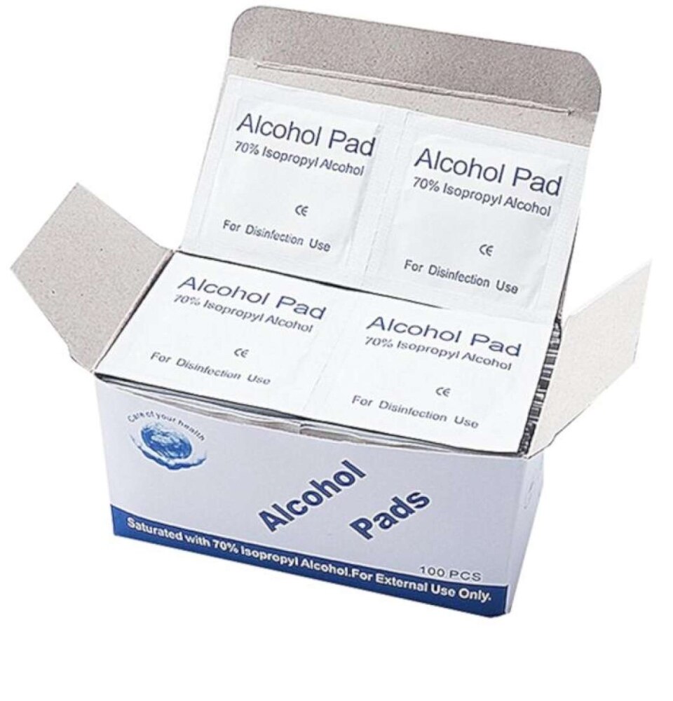 (LONG EXPIRY) WJS 200pcs 200 pcs Alcohol Swab Alcohol Pad Alcohol Wipes ...