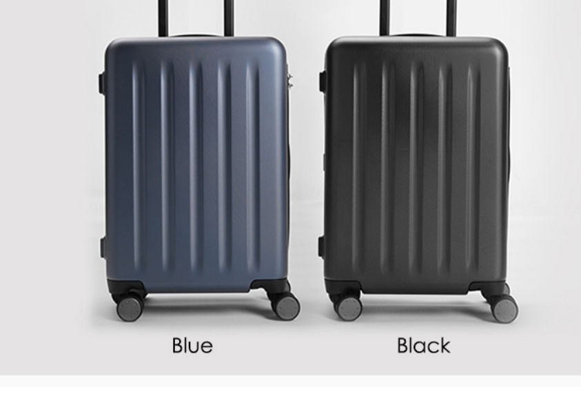 Mi Trolley 90 Points Suitcase 24" (White/ Grey) Grey | PGMall